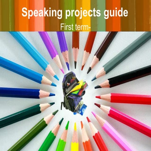 Speaking project guide | PPTX | Educational Assessment | Education