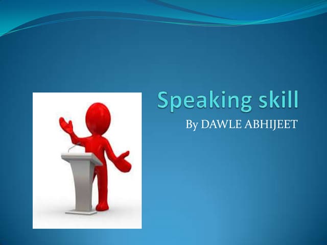 Effective speaking | PPTX