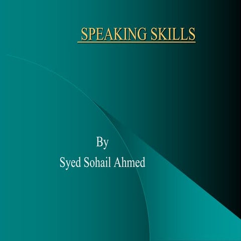 speaking skill.ppt