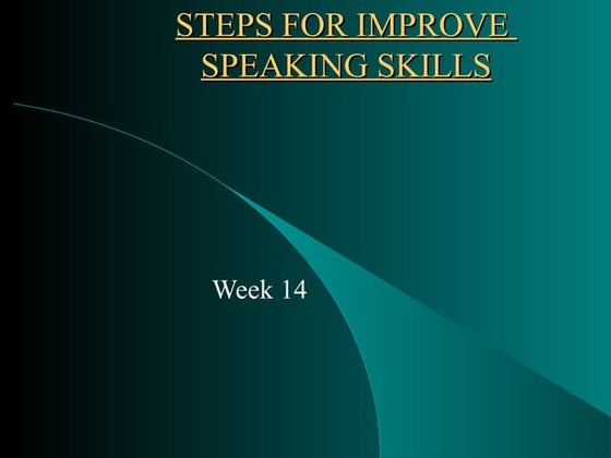 spoken english syllabus | PDF