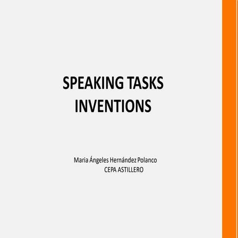 Speaking tasks | PPT