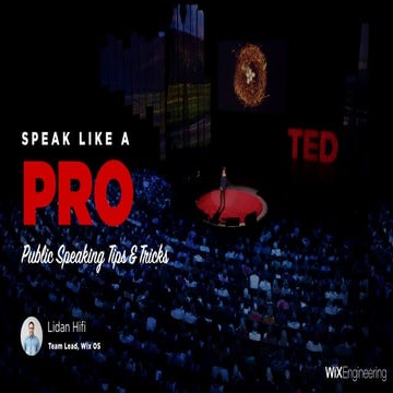 Speak Like a PRO - Public Speaking Tips & Tricks | PDF