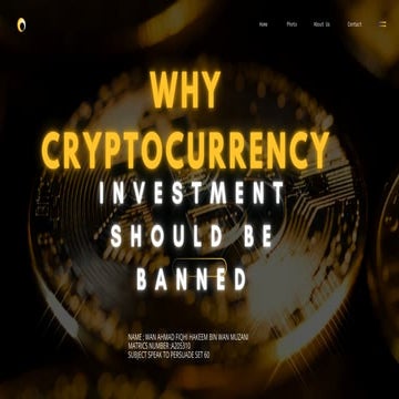 SPEAK TO PERSUADE(CONS OF CRYPTOCURRENCY) | PDF