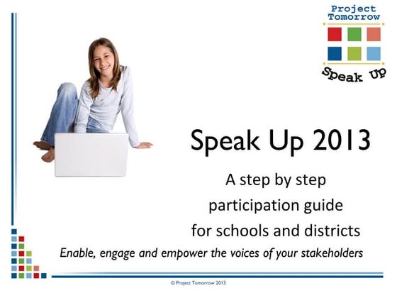 Speak Up Participation Guide | PPT