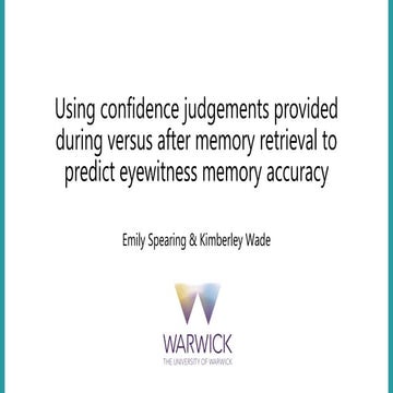 Interactive lineups can improve eyewitness performance | PPTX