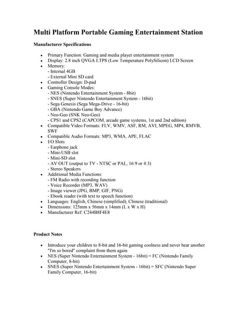 Manual - ED64 Plus - Nintendo 64 - Everdrive Flashcart | PDF | Video ...