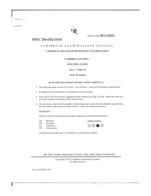 Cape Communication Studies Sba Unit 1 | DOCX