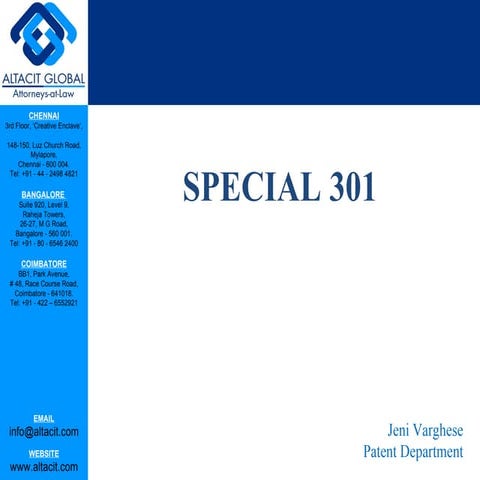 Special 301 | PPT