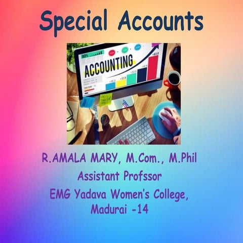 Special Accounts ppt | PPTX
