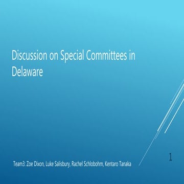 Special Committees | PPTX