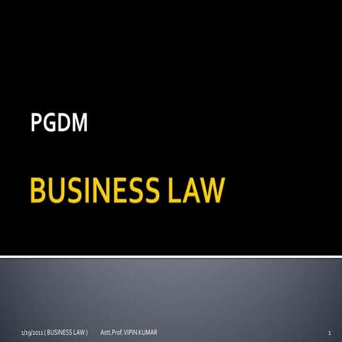 Special contract act 1872 | PPTX