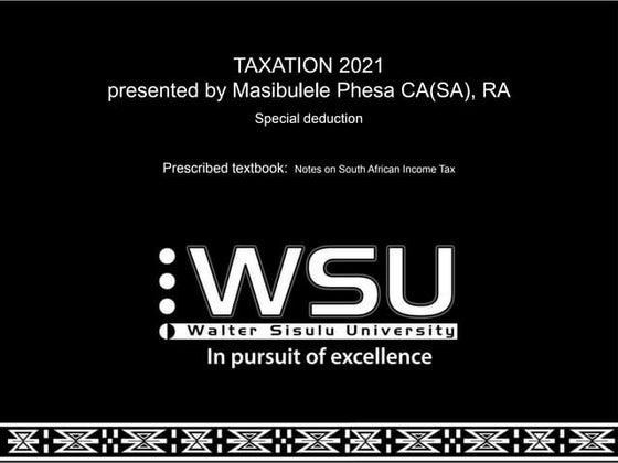 General deduction formulas.ppt | Business Accounting & Finance | Business