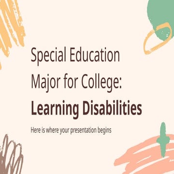 Special_Education_Major_for_College_Learning_Disabilities_by_Slidesgo ...