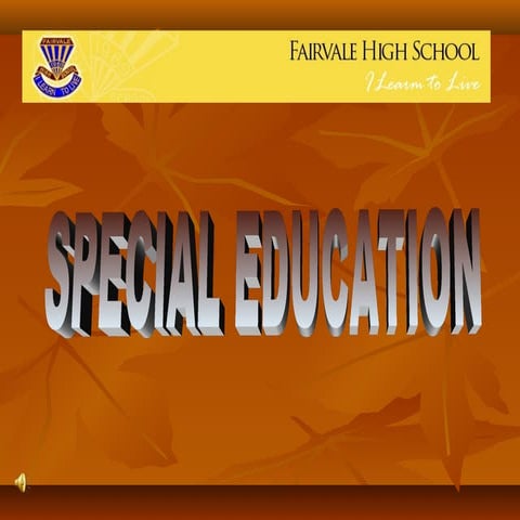 Fairvale High Special Ed | PPS