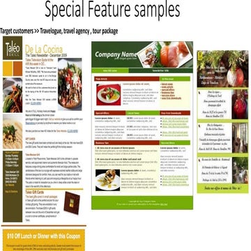 Special feature samples | PPT