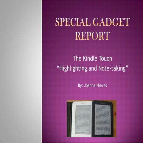 Special gadget report | PPT