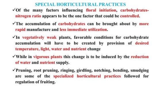 Taining and pruning in horticultural crops | PPT