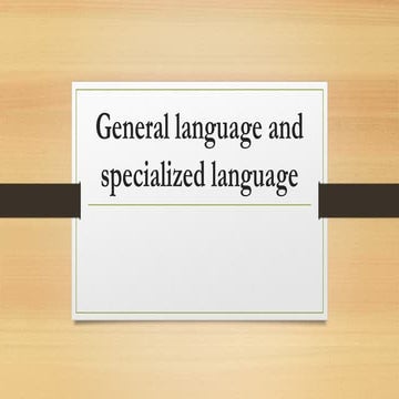 Specialized language.pptxhhhhhhhhhhhhjjjj | PPTX