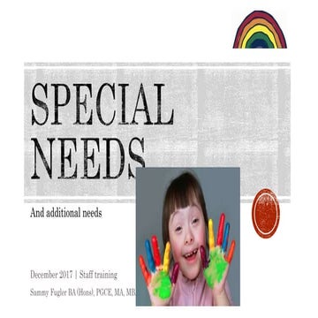 Special needs | PPTX