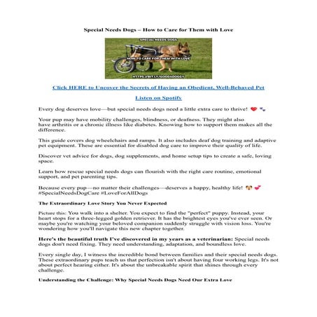 Special Needs Dogs – How to Care for Them with Love .pdf