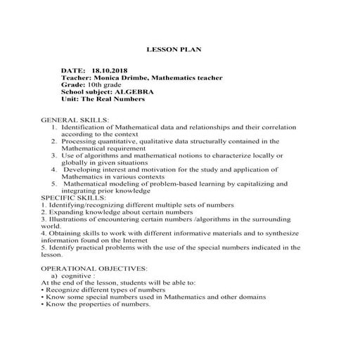 Special numbers | PDF