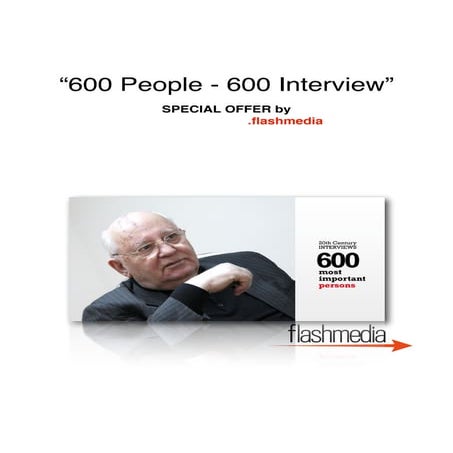 600 people - 600 Interview | PDF