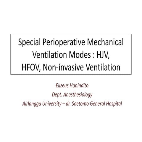High frequency ventilation.ppt