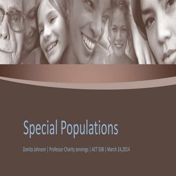 Special populations | PPTX