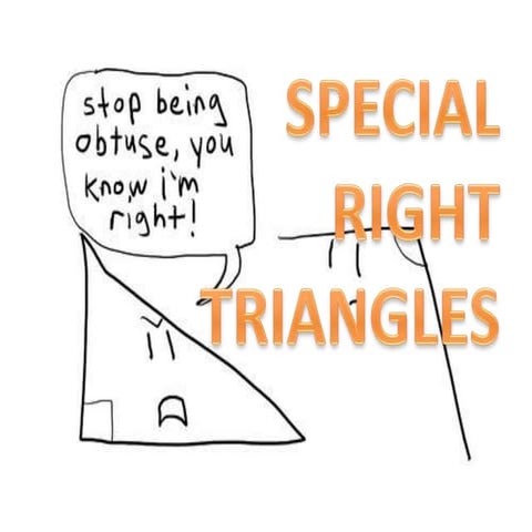 Special Right Triangles | PPT