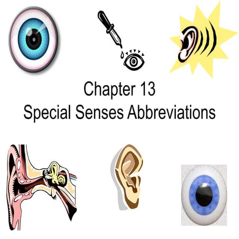 Special Senses: Eye and Ear | PPTX