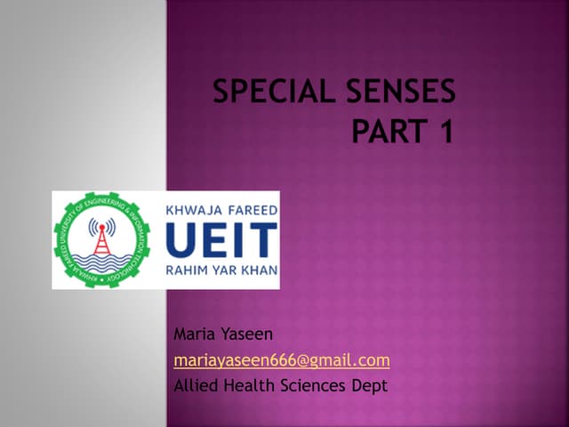 Sense Organ - Nose - Anatomy of Nose & Physiology of Olfaction | PPT