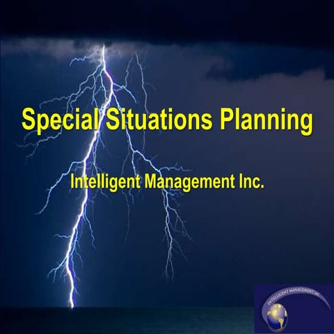 Special Situations | PPTX