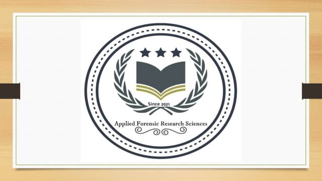 Disaster Victim Identification (DVI) | PPTX