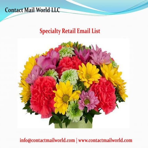 Specialty retail email list | PPTX