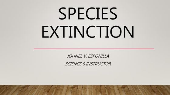 Geological time scale extinction. converted | PPT