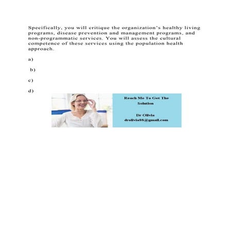 Specifically, you will critique the organization’s healthy living pr.docx