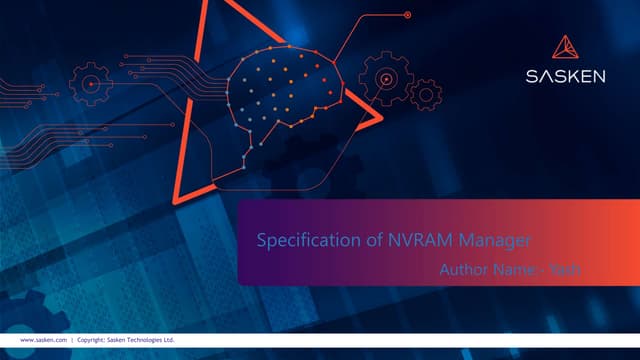 AUTOSAR Memory Stcak (MemStack). | PPTX