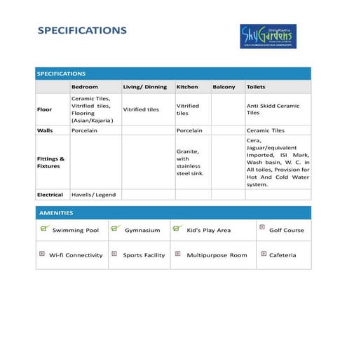 Specifications | PDF