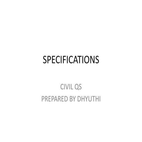 SPECIFICATIONS.pptx