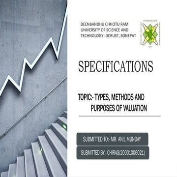 SPECIFICATIONS presentation Ass.-1.pptx