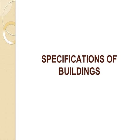 specifications of buildings.pptx