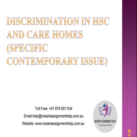 Specific Contemporary Issue Sample Presentation | PPT