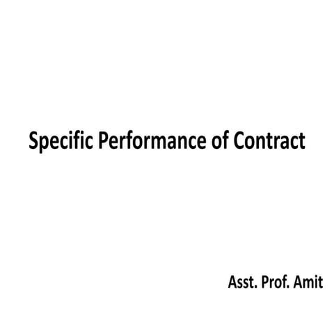 Specific Performance of Contract 16-02-23.pptx