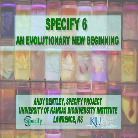 Specify 6-by-andy-bentley 1 | PPT