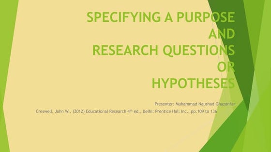 Module 1: The Selection of Research Approaches | PPT