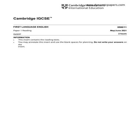 SPECIMEN FOR FIRST LANGUAGE ENGLISH .docx