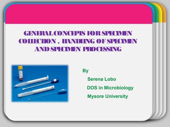 Specimen collection and handling | PPT