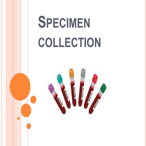 Specimen collection | PPTX