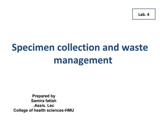 Mercury spillage management in hospital management | PPT