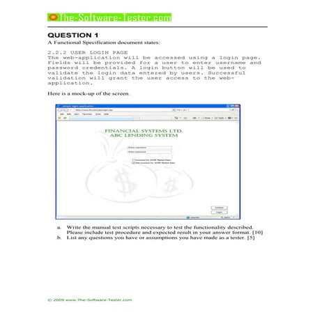 Gmail login test cases - basic testcases | PDF